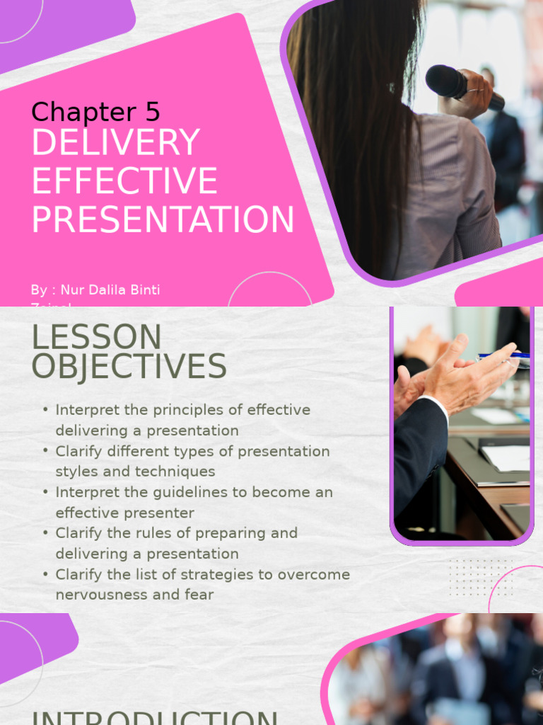 Chapter 5 Delivering Effective Presentation | PDF