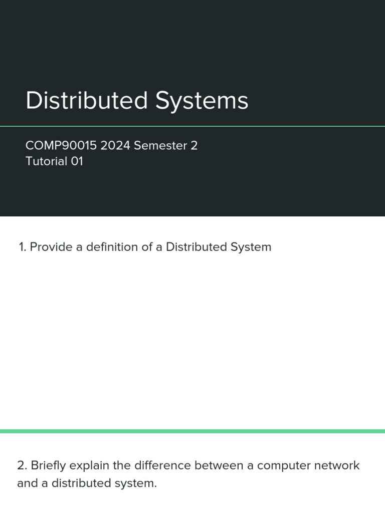Tutorial 01_S2_2024 - Questions | PDF