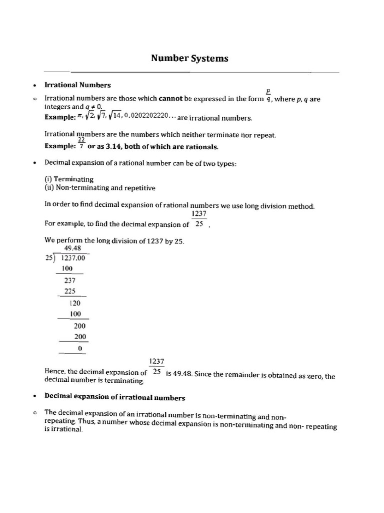 Maths Chapter 1 | PDF