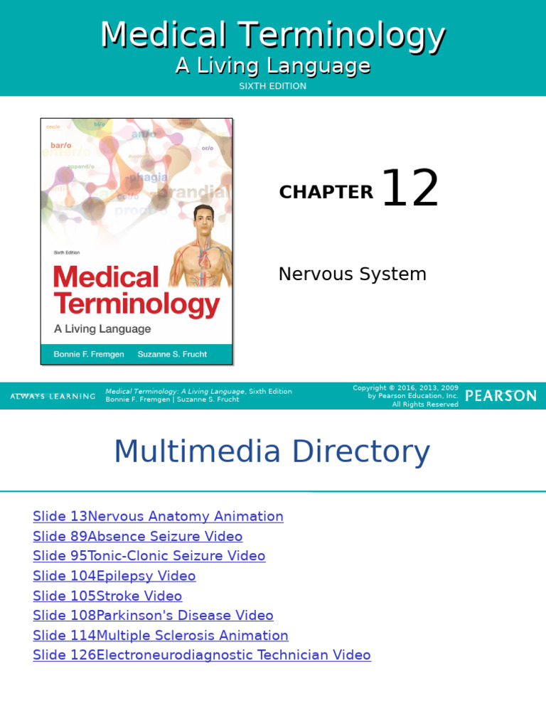 Fremgen Ch12 Lecture | PDF