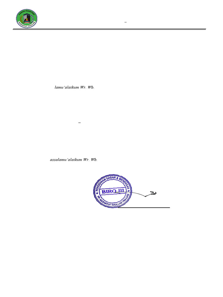 Undangan Reposisi | PDF