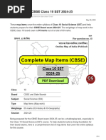 Class - 10th History Map Work | PDF