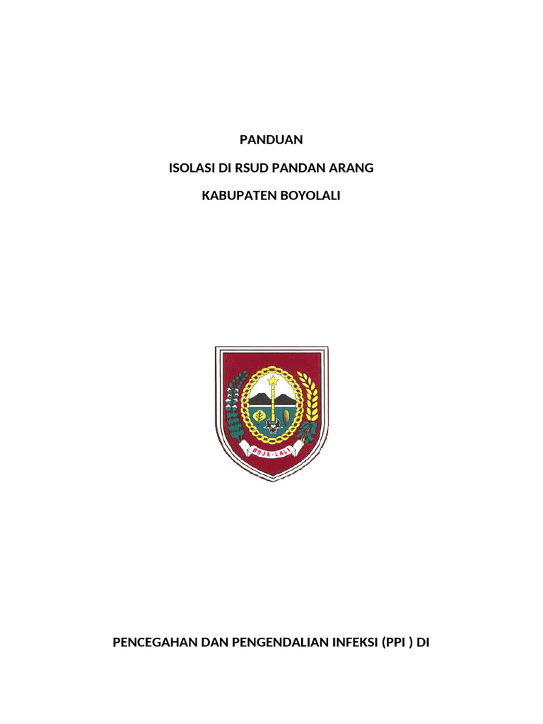 Panduan Isolasi Ppi | PDF