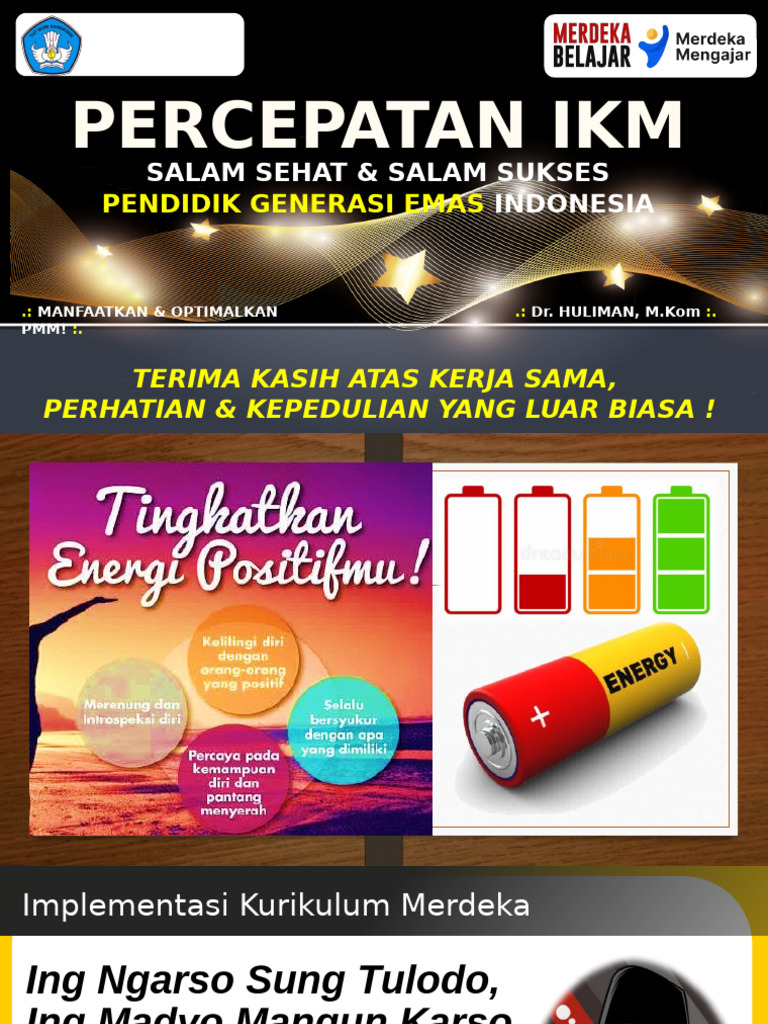 1 Slide Narsum IKM PMM - DR HULIMAN | PDF