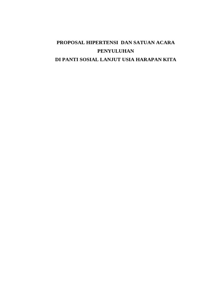 463537106-PROPOSAL-DAN-SAP-HIPERTENSI-fix | PDF