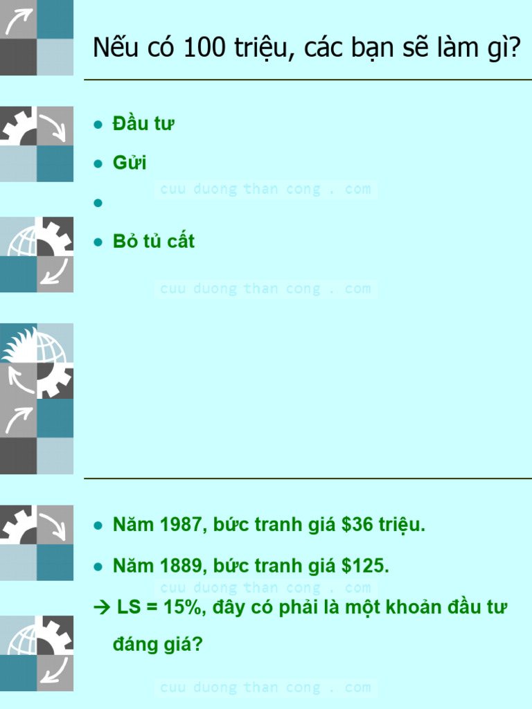 Lap Va Phan Tich Du An Pham Phu Chuong 2 Gia Tri Theo Thoi Gian Cua Tien Te (Cuuduongthancong ...