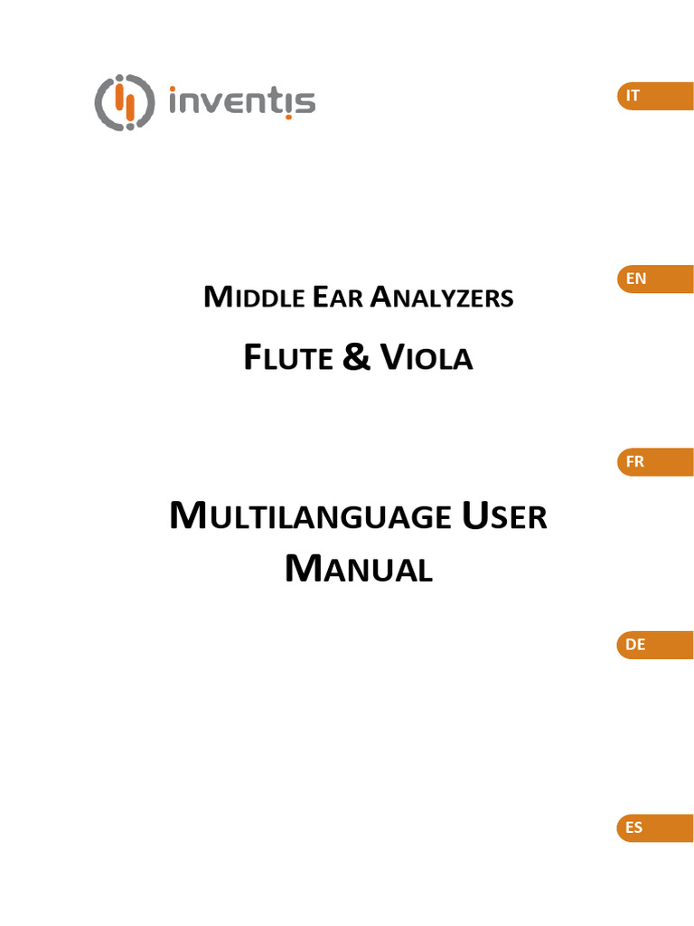 IM1D-Flute Viola User Manual IT-EN-FR-DE-ES - Rev01 | PDF