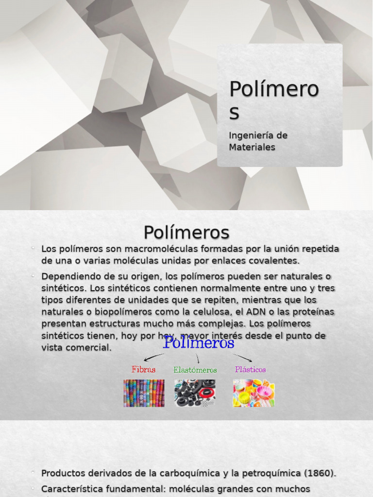 Polímeros | PDF