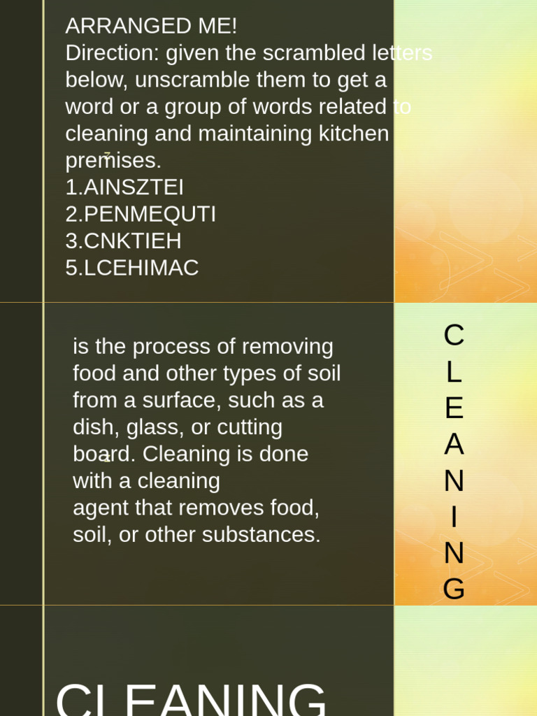 Cleaning Compound | PDF