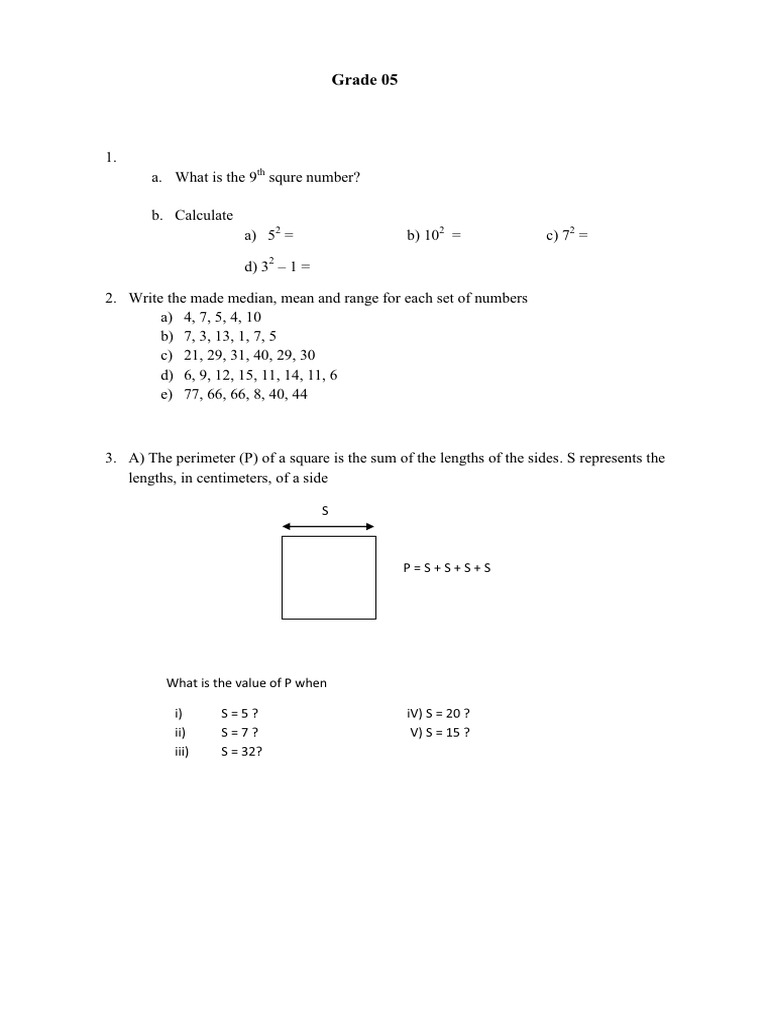 English Paper Grade 5 | PDF