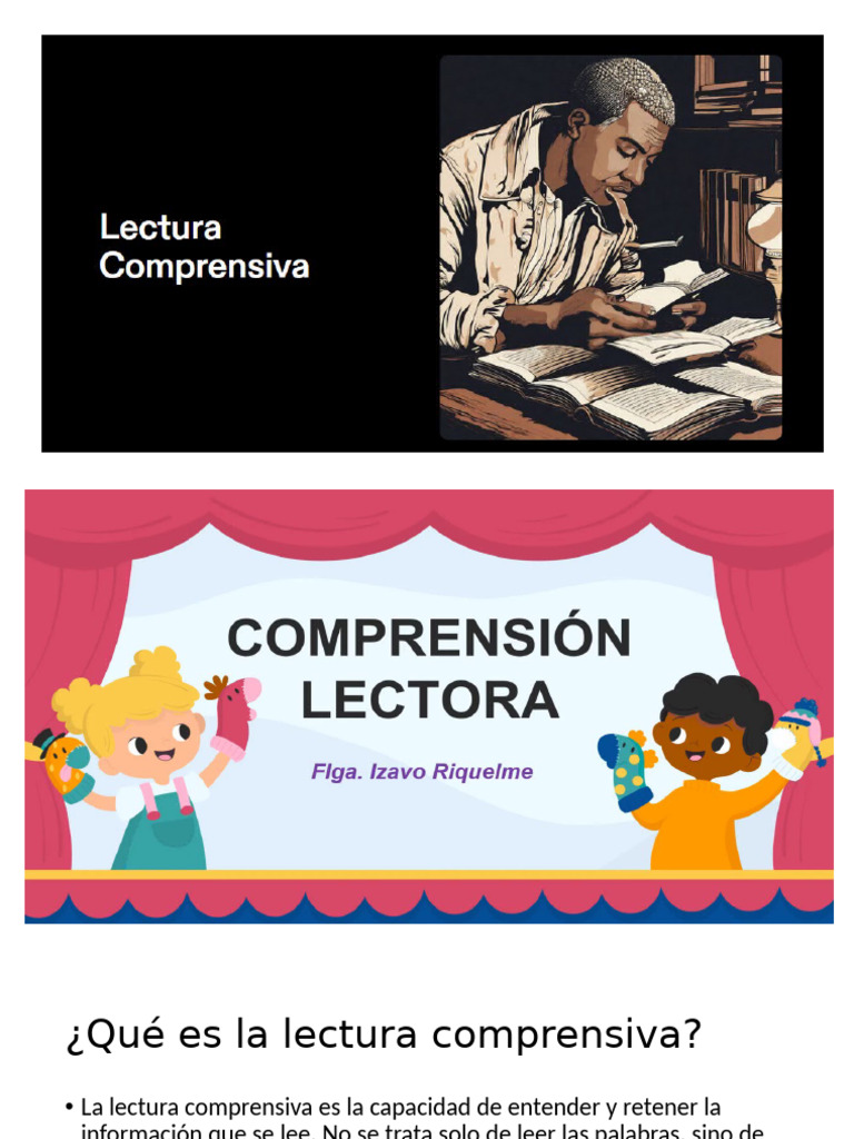 Lectura Comprensiva | PDF | Comprensión lectora | Crecimiento personal ...