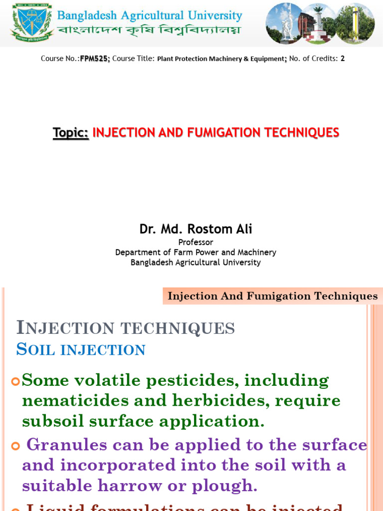 Ch13 Injection Fumigation Technique | PDF