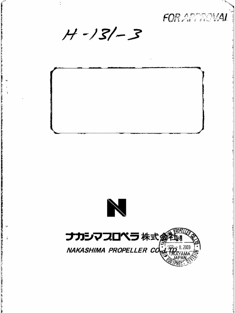 Thruster Nakashima Propeller | PDF