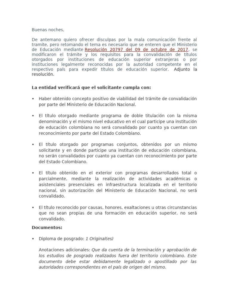 Tramite Fabio Rivera | PDF