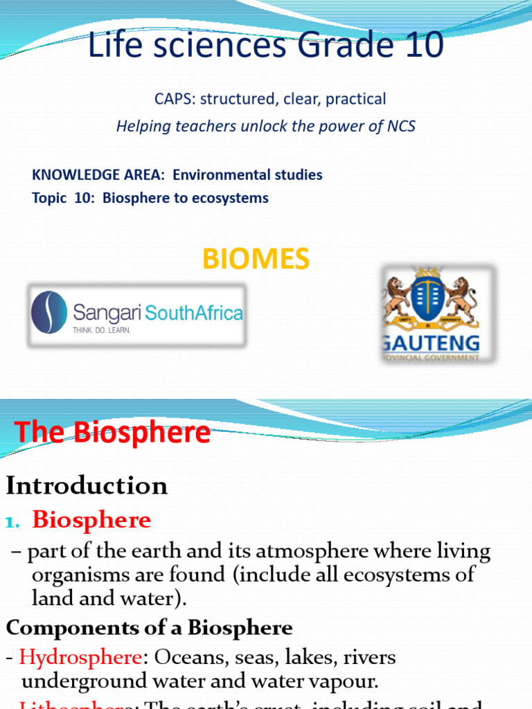 Biomes | PDF