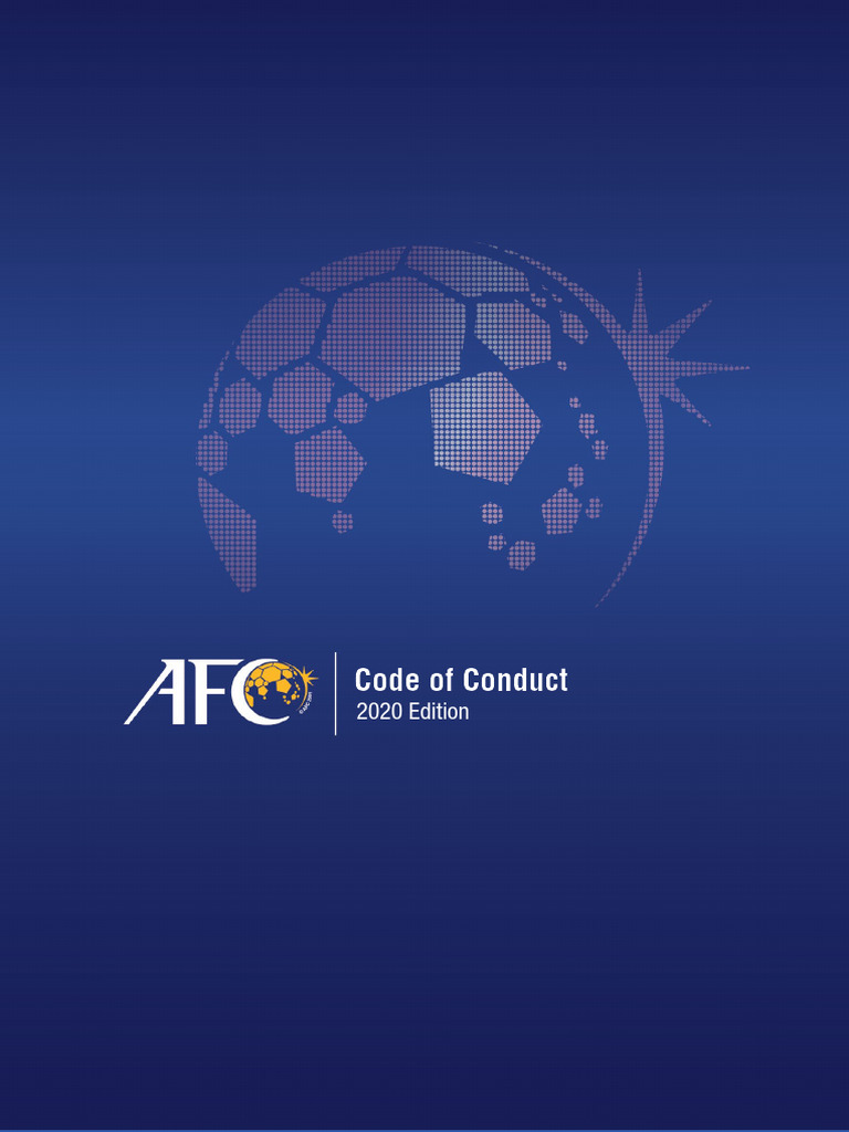 Afc Code of Conduct 2020 Edition English | PDF