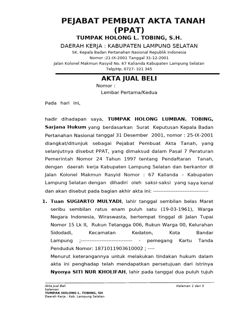 AJB BN Marga Agung | PDF