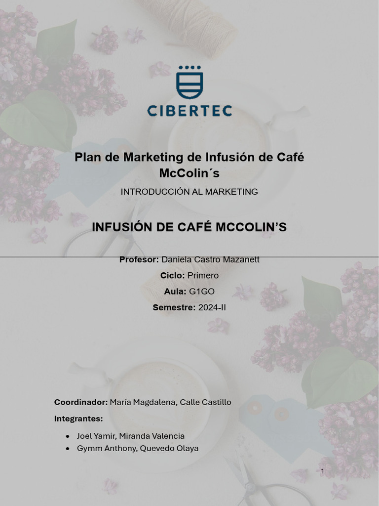 Proyecto Final Cafe - Modificado | PDF