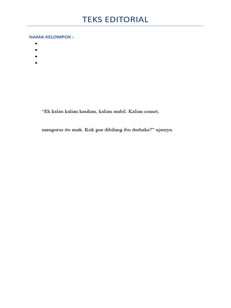 TEKS EDITORIAL | PDF