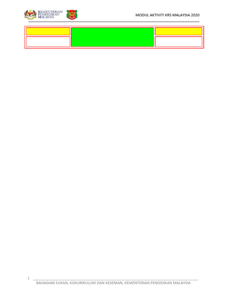 KRS - Modul 4 (Asas Perkhemahan, Ikatan Dan Gajet) | PDF