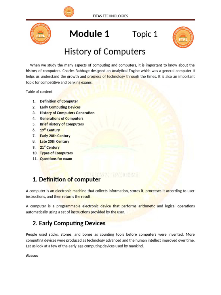 module1-topic1 | PDF