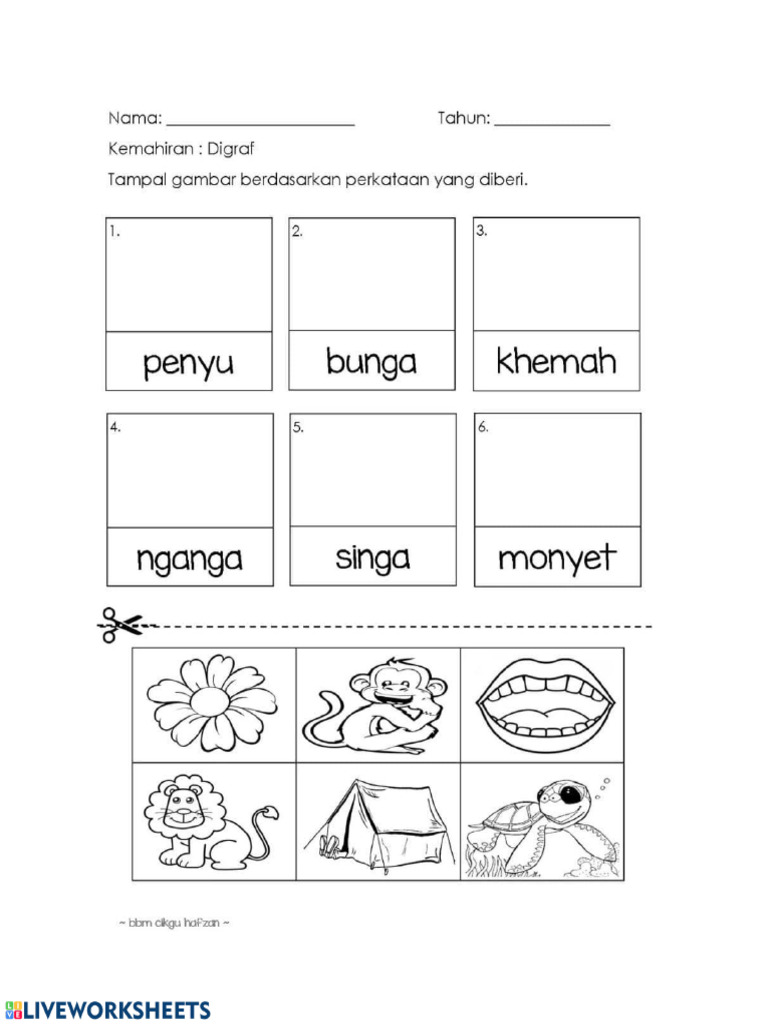 Digraf Tahun 1 | PDF