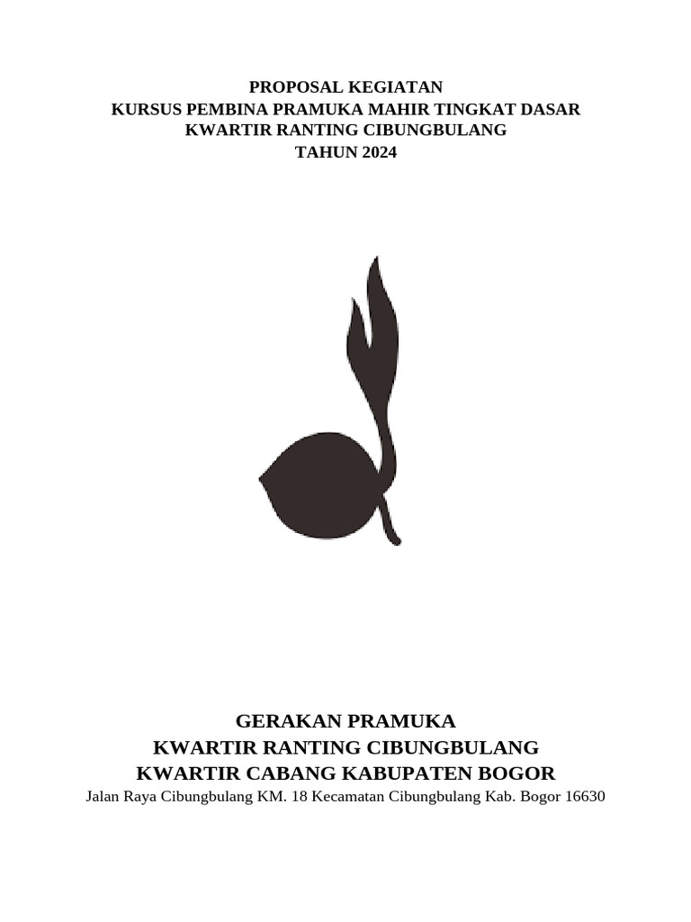 PROPOSAL KEGIATAN KMD TAHUN 2024 | PDF