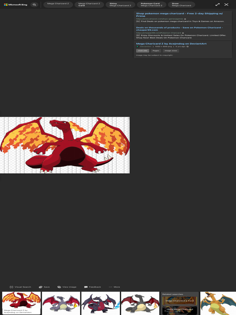 New Charizard Z - Bing Images | PDF