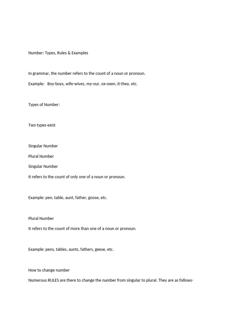 Numbers Spoken English | PDF