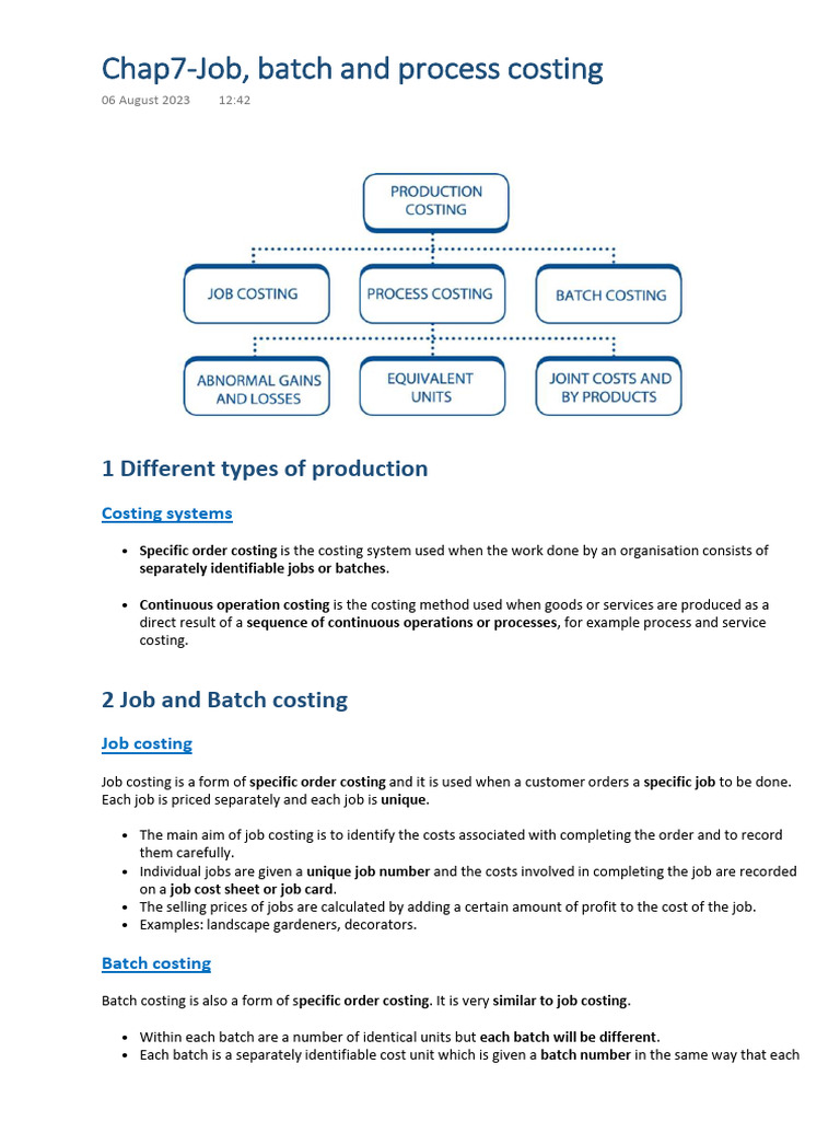 Costing Systems for Manufacturers | PDF | Income | Financial Economics
