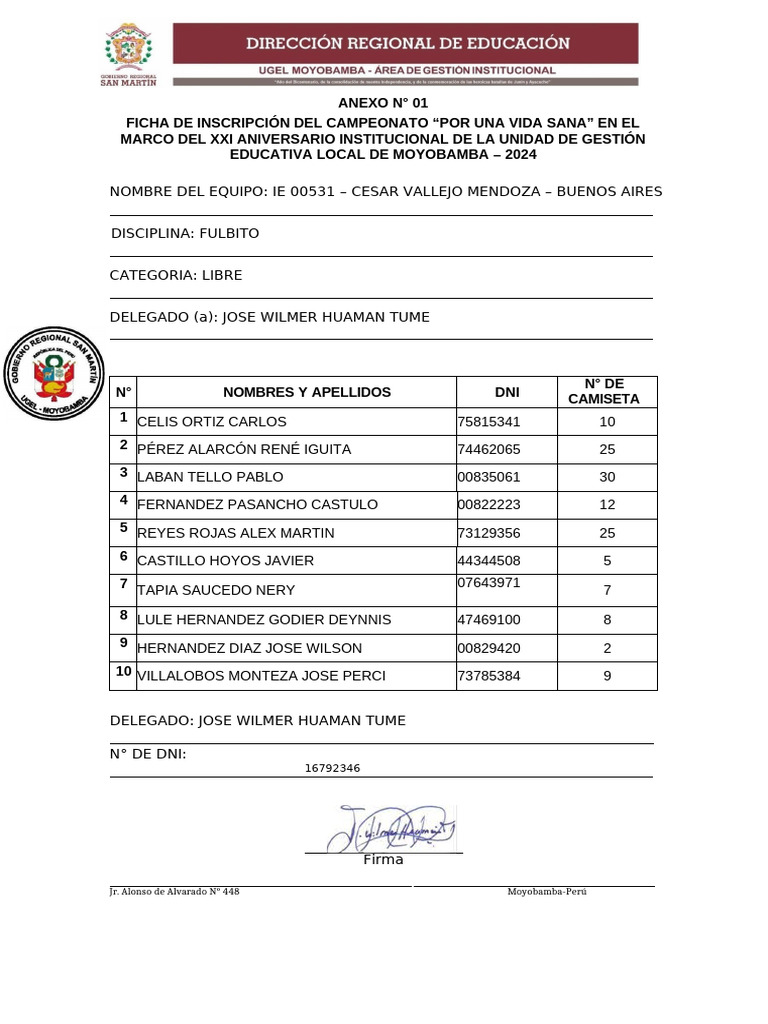 Ie 00531 - Fulbito Varones Master y Libre | PDF
