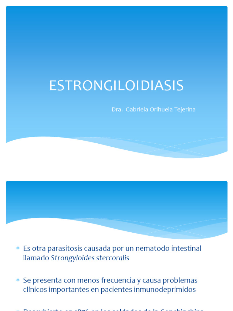 ESTRONGILOIDIASIS | PDF