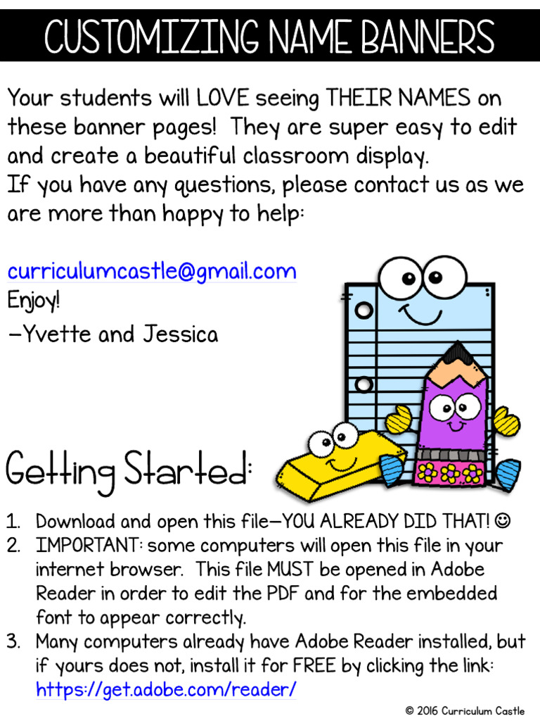 Omizing Name Banners: Getting Started | PDF