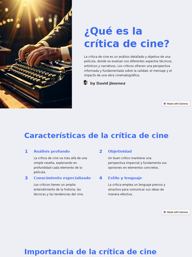 Que Es La Critica de Cine | PDF