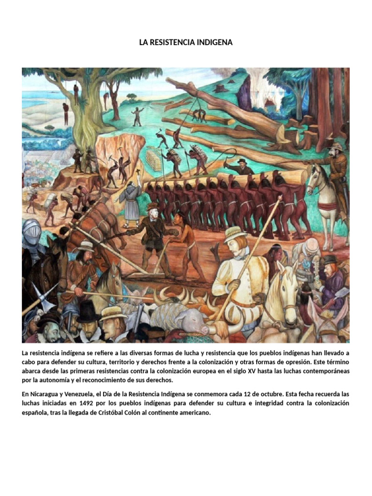 LA RESISTENCIA INDIGENA | PDF