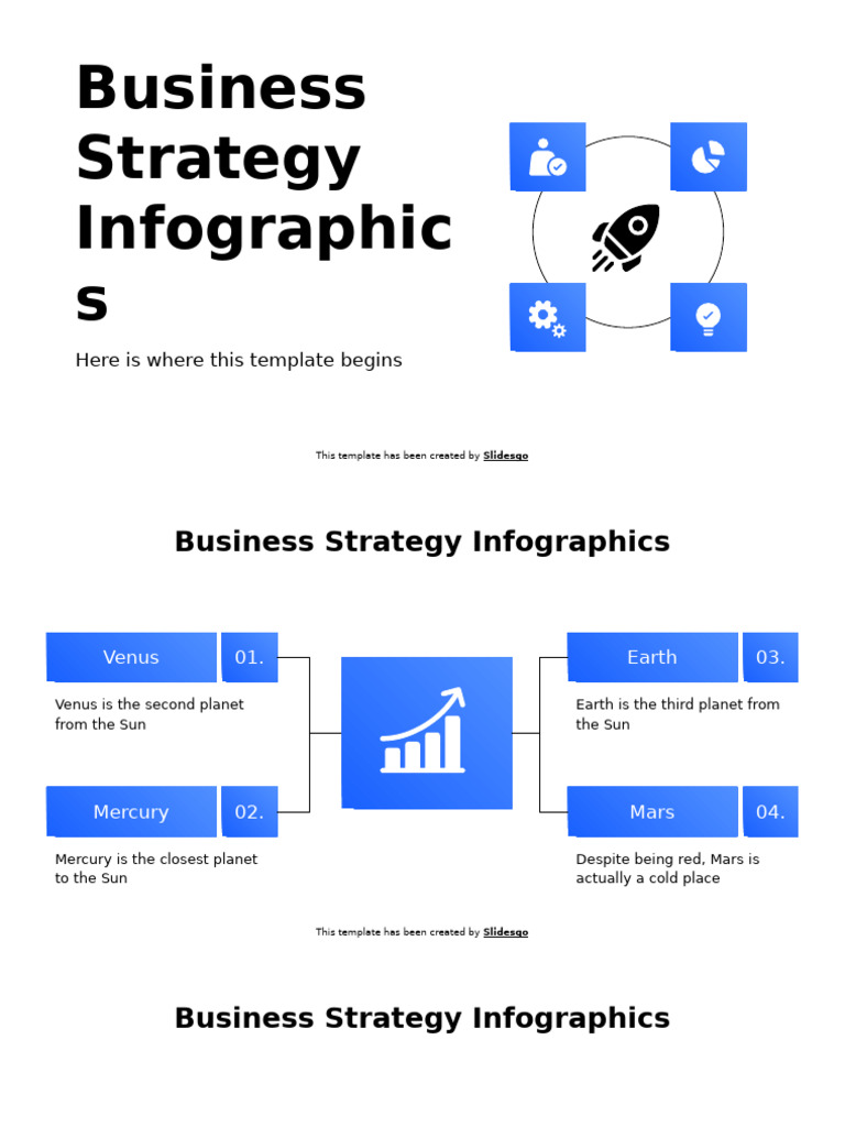 Professional Business Strategy Infographic by Slidesgo | PDF