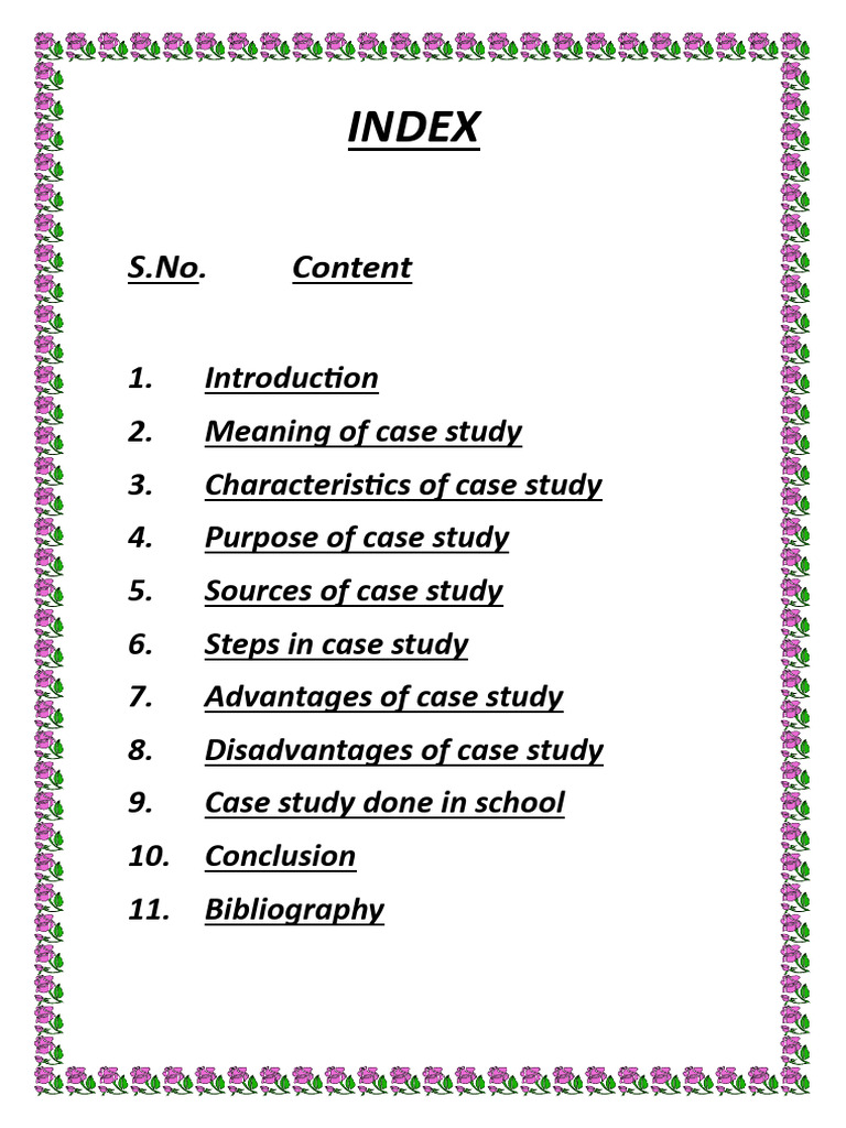 CASE STUDY Report | PDF