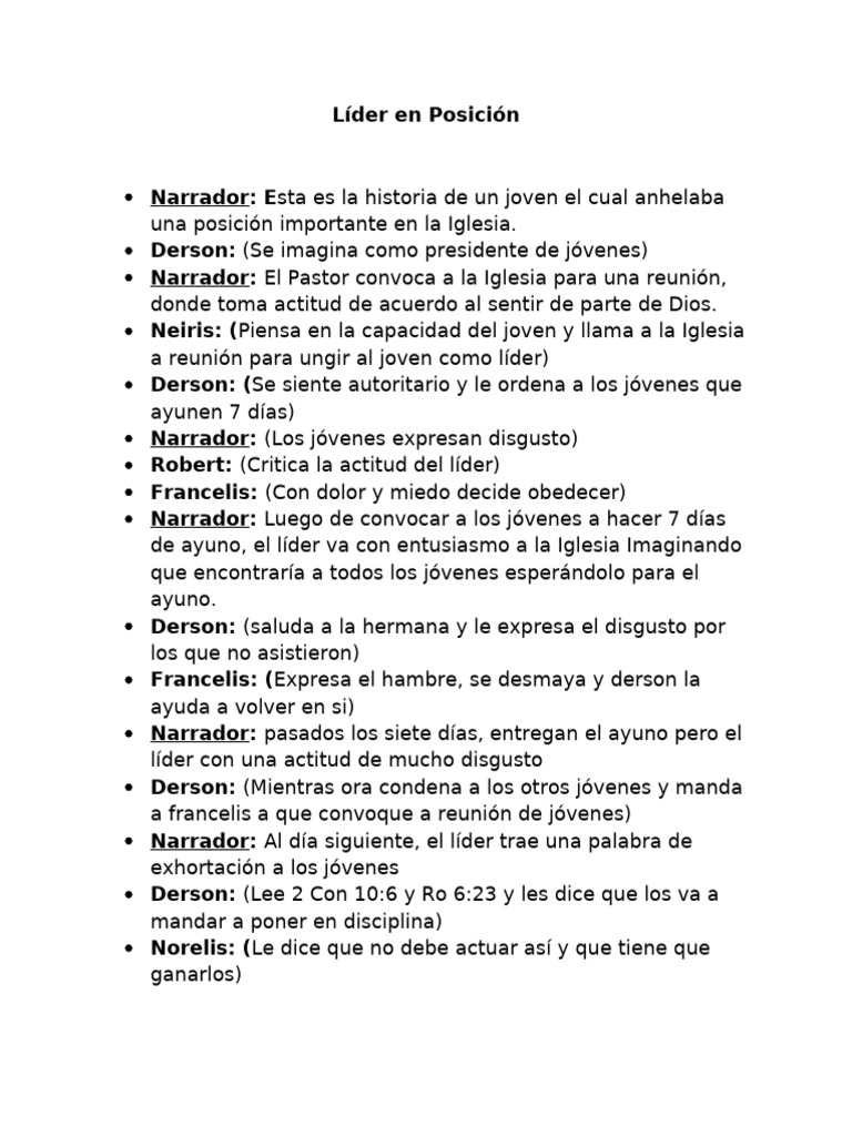 Líder en Posicion - WPS Office | PDF
