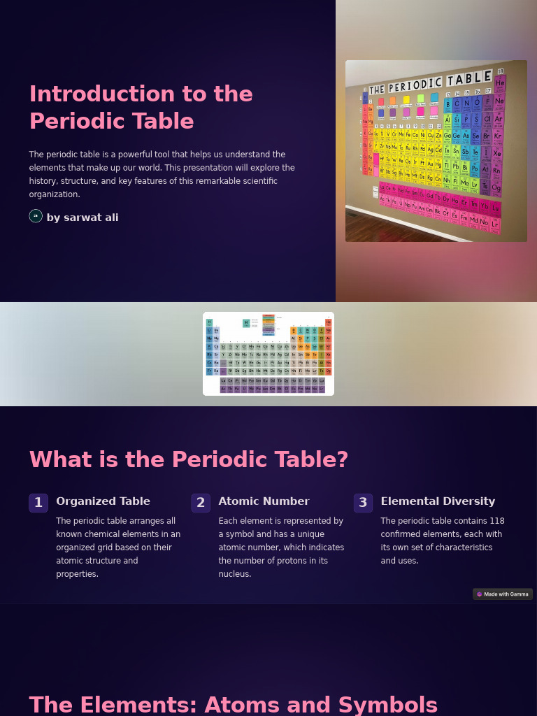 Introduction To The Periodic Table | PDF