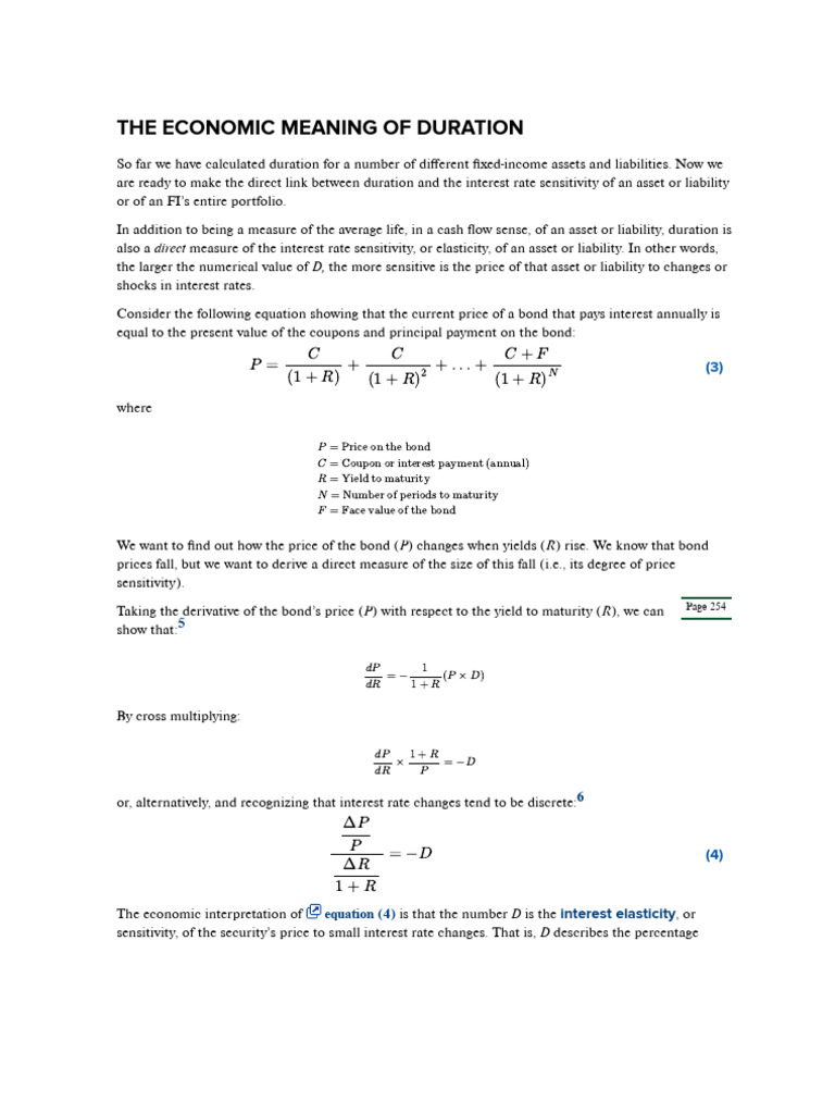Financial Institutions Management - (Chapter 9 Interest Rate Risk II) - 4 | PDF