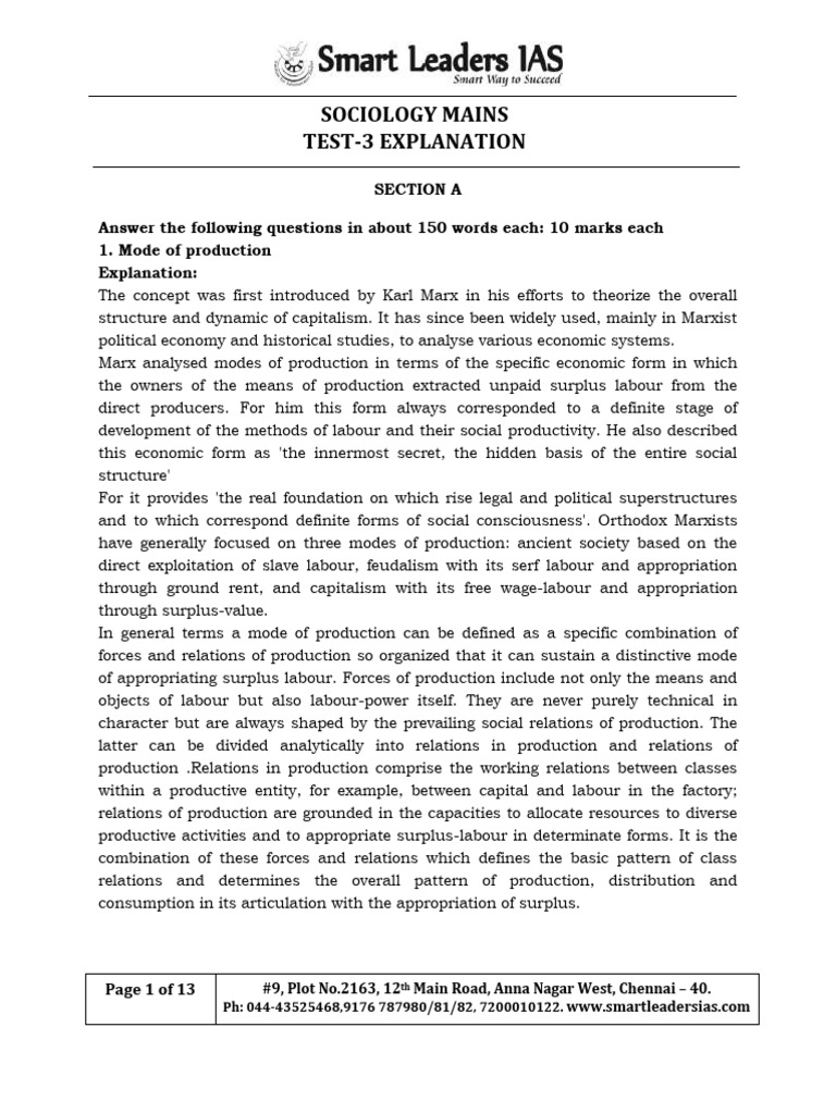 Test-3 Explanations | PDF