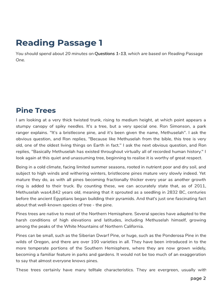 Academic IELTS Reading Test 3 with Answers | PDF