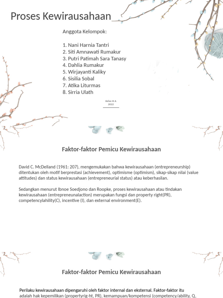 Proses Kewirausahaan-WPS Office | PDF