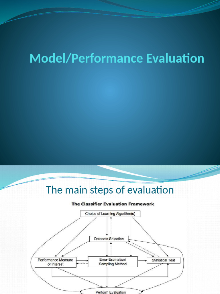 Model Evaluation | PDF