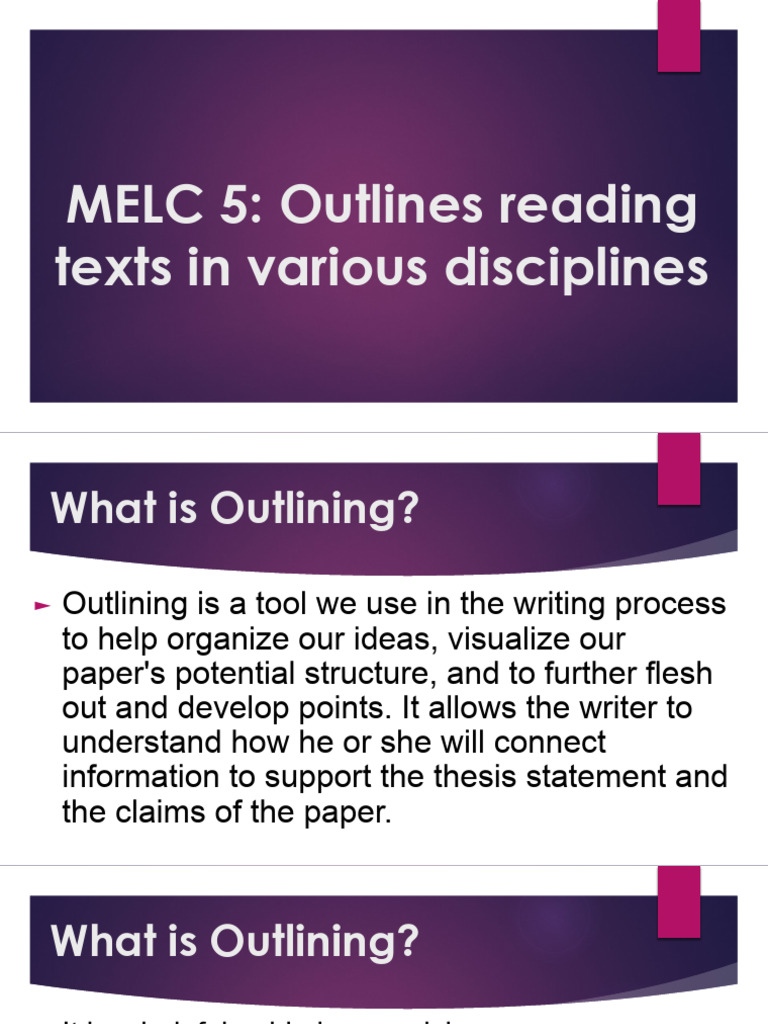 Q1 W5 Outlining | PDF