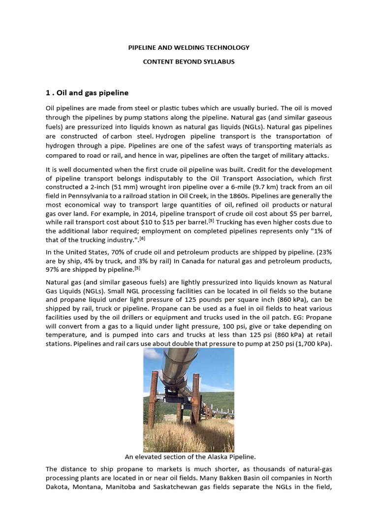 Pipeline and Welding Technology CBS | PDF