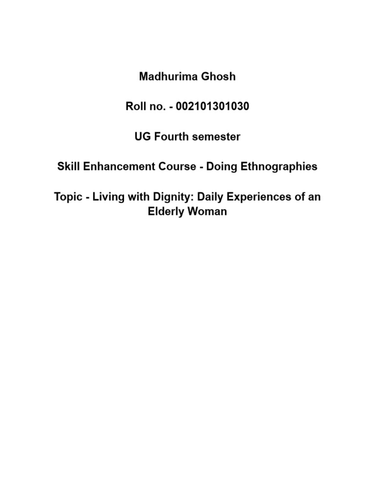 Ethnography Final Pdf