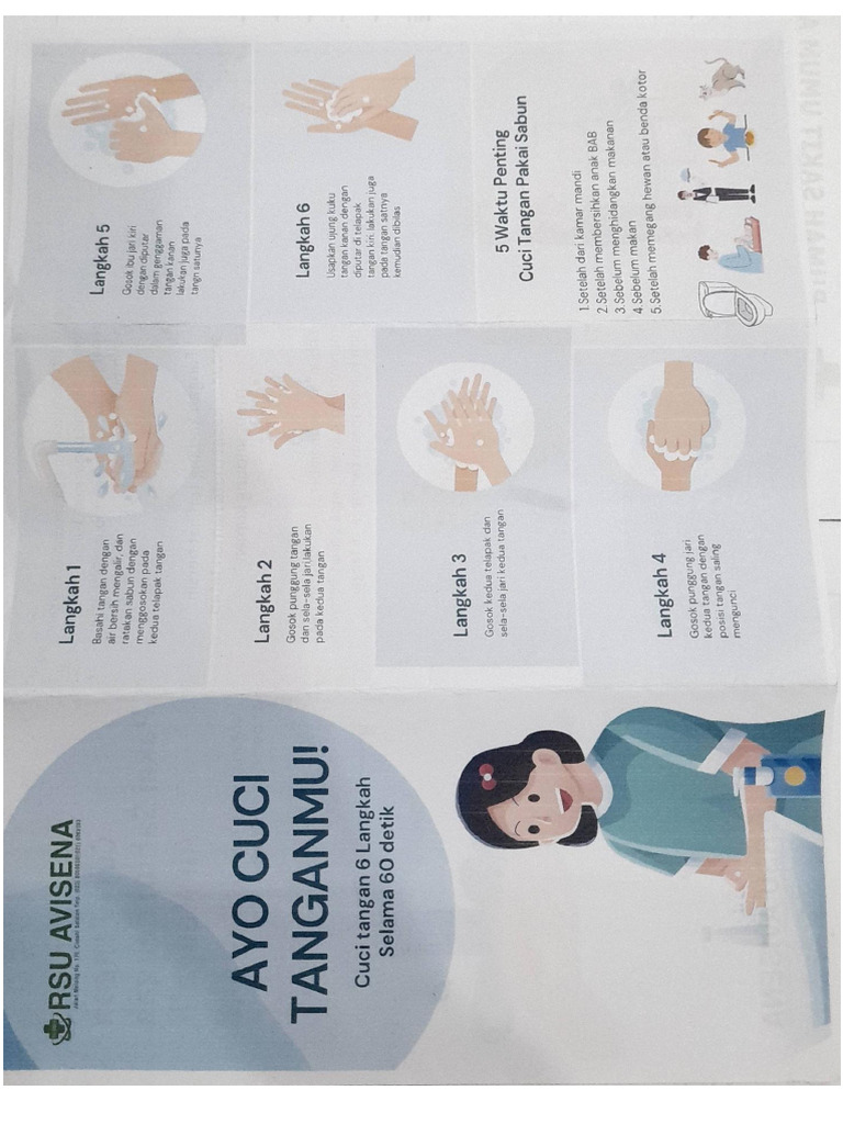 Leafleat Cuci Tangan | PDF