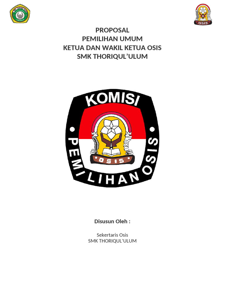 Proposal Pemilihan Osis | PDF