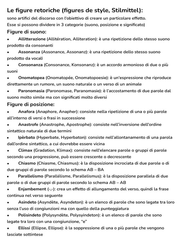 Figure Retoriche | PDF